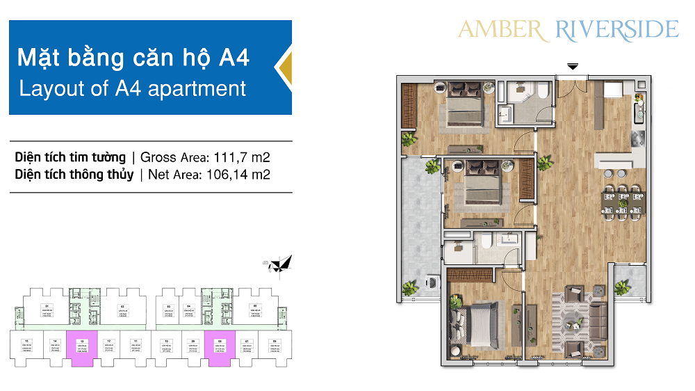 Chung cư Amber Riverside - Tặng sổ tiết kiểm lên tới 100 triệu
