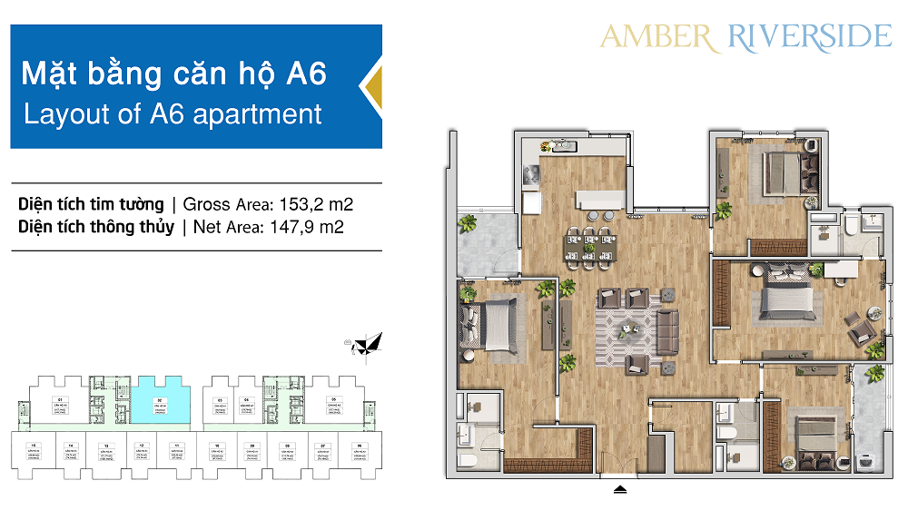 Chung cư Amber Riverside - Tặng sổ tiết kiểm lên tới 100 triệu